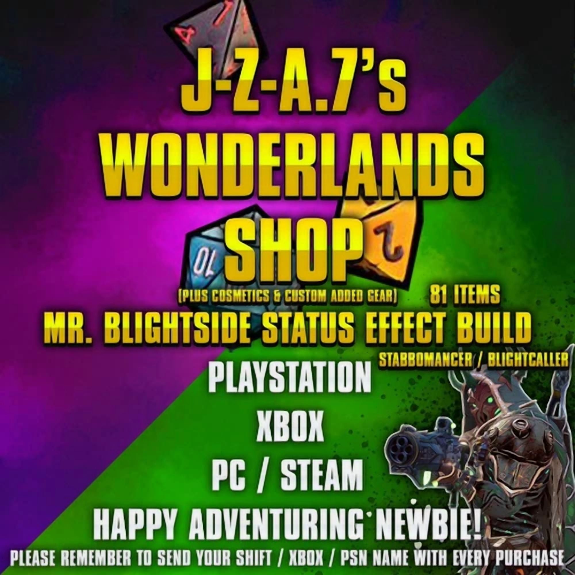 SIANA- Ps/Xbox/Pc Tiny Tina'S Wonderlands Ascended Blightcaller ...