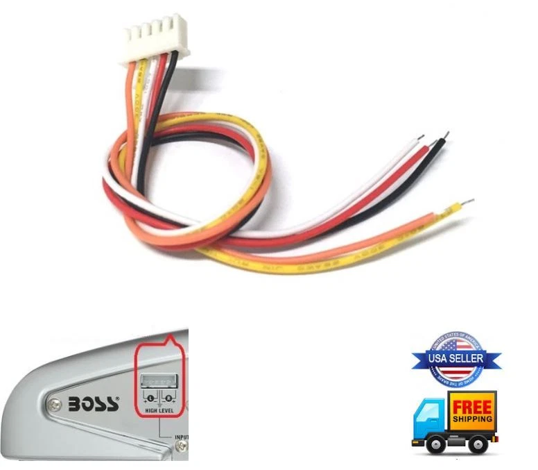 SIANA- Speaker High Level Input Plug 5-Pin Hitron Amp Hpa Hka 400 600 ...