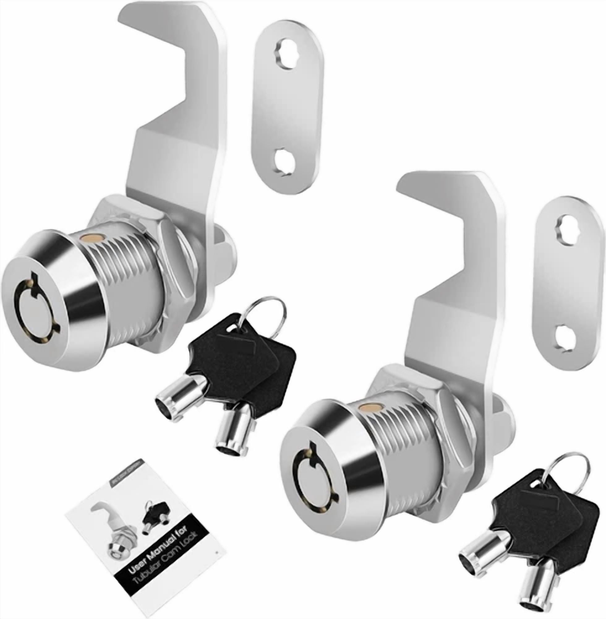 SIANA- Toolbox Lock With Keys, 5/8” Cabinet Cam Lock Tool Box Lock For ...