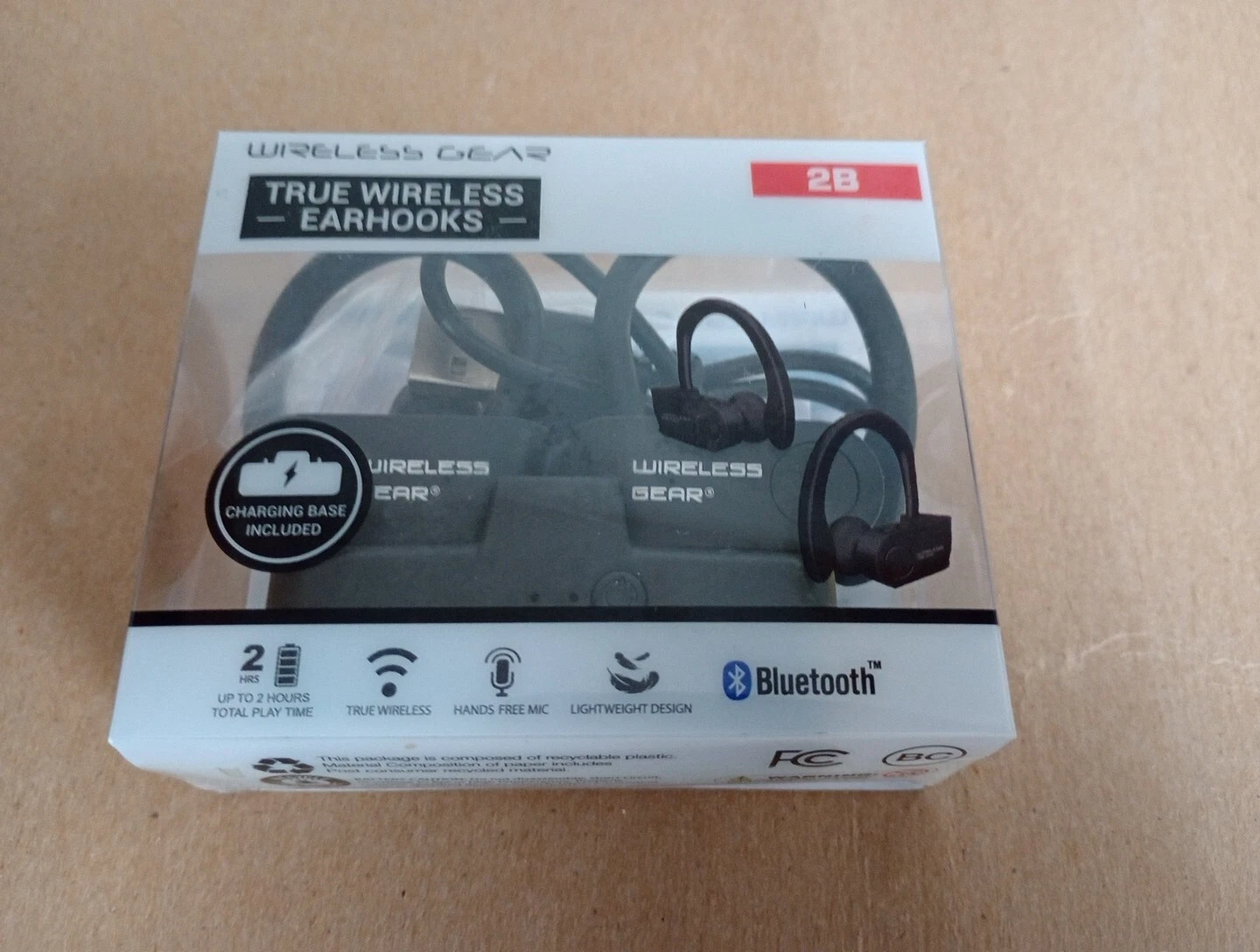 SIANA- True Wireless Gear Ear Hooks With Charging Base Bluetooth Build ...