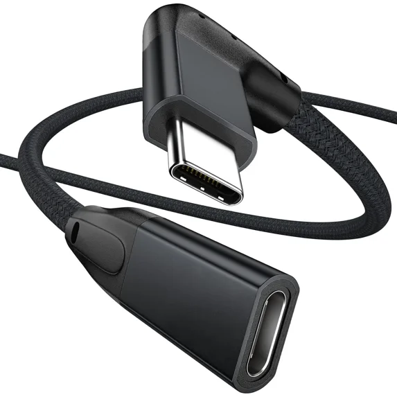 SIANA- Usebean Right Angle Usb C Extension Cable 6Ft, 90 Degree Usb-C 3 ...