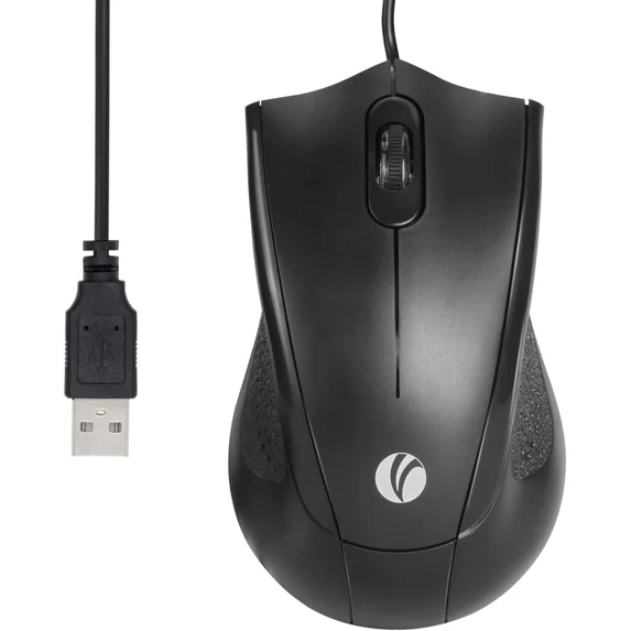SIANA- Vcom Wired Usb Mouse With 6-Foot Cord, 1200 Dpi, Right Or Left ...