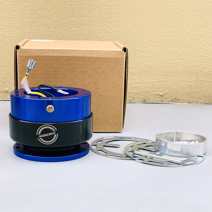 SIBEIKE DING SOUND Steering Wheel Quick Release Hub Adapter Snap Off ...