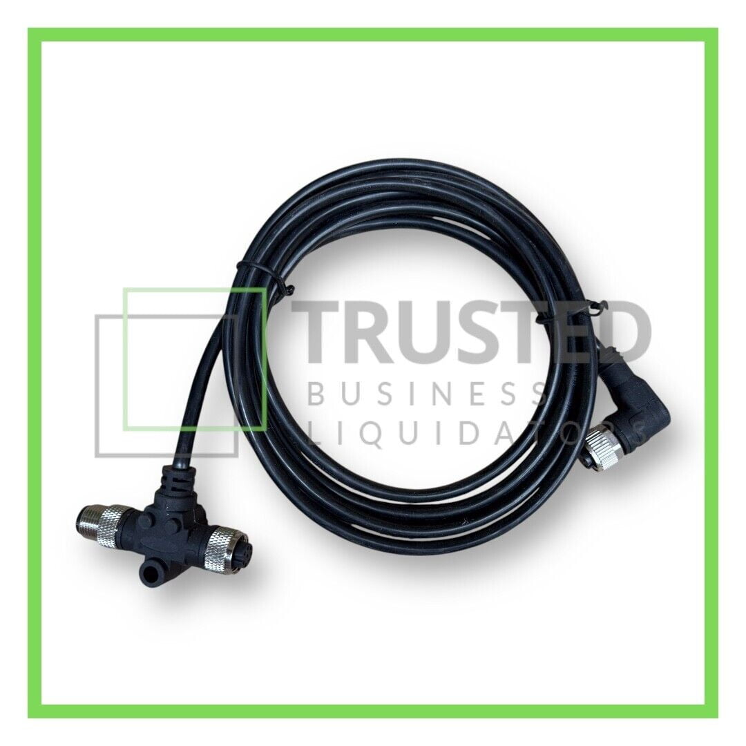 SICK JD4-TM122000A-ADV M12 T-Connector with 2m Cable and Flying Leads ...