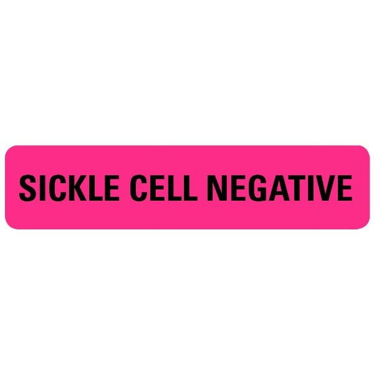 SICKLE CELL NEGATIVE Labels - Walmart.com
