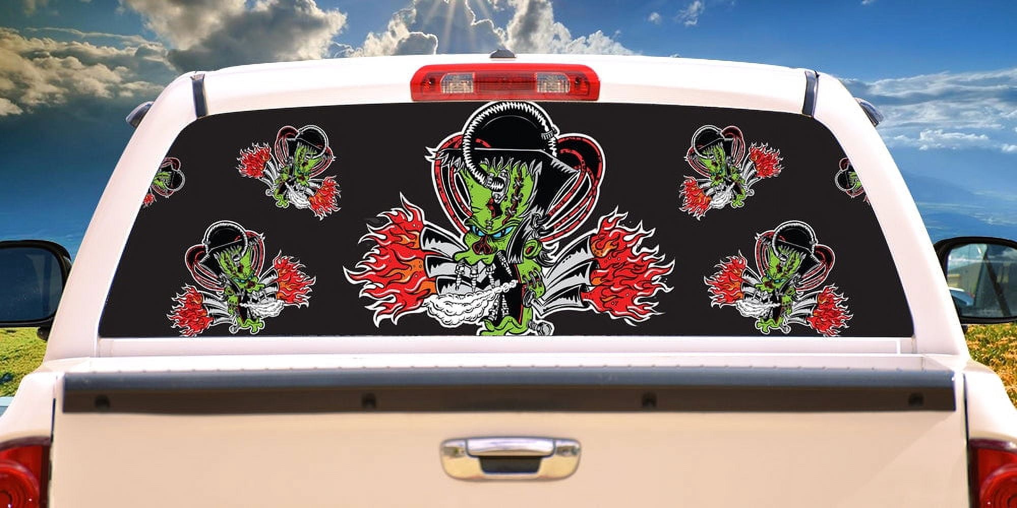 SICKO Rear Window Graphic truck view thru vinyl decal back - Walmart.com