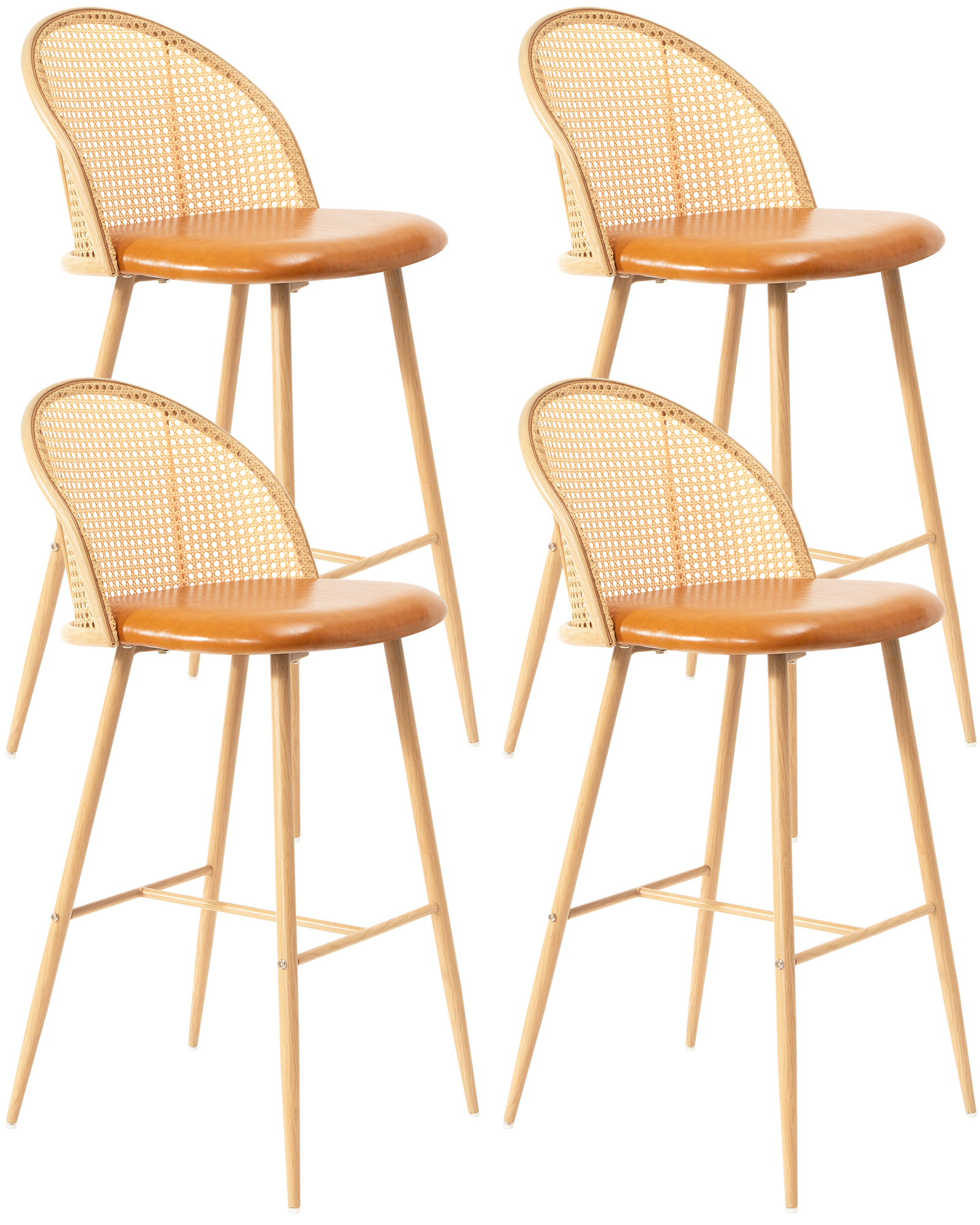 OFM 161 Collection Mid Century Modern 24" Low Back Bentwood Frame ...