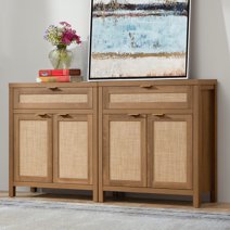 Gymax Buffet Storage Cabinet Console Table Kitchen Sideboardd Home ...