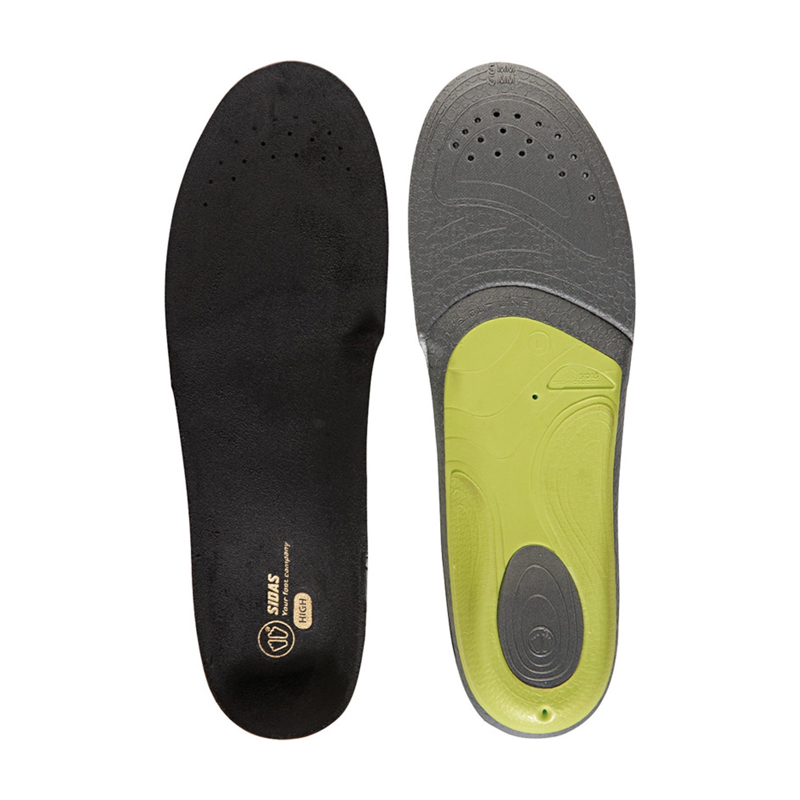 SIDAS Adult Unisex 3Feet Slim High Cushioned Perforated Insoles, Size ...