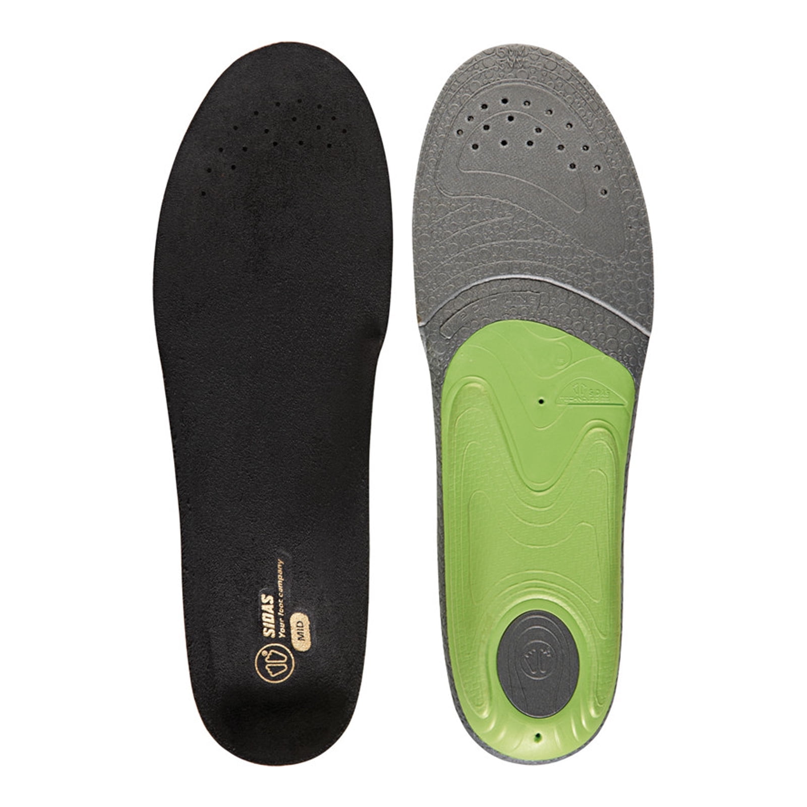 SIDAS Adult Unisex 3Feet Slim Mid Cushioned Perforated Insoles, Size ...