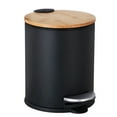 SIDIANBAN 1.3gal Step Trash Can with Lid, Round Wastebasket, Soft ...