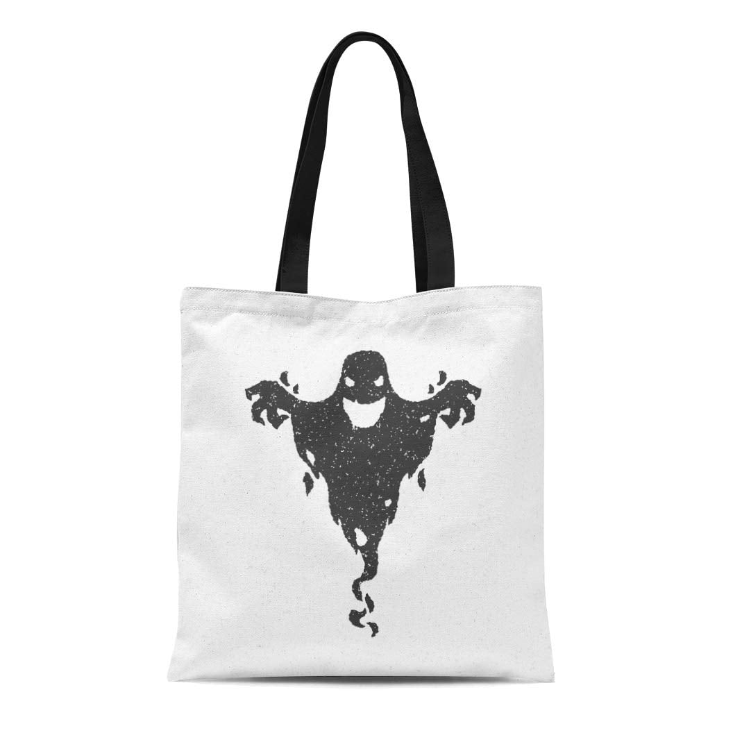 SIDONKU Canvas Bag Resuable Tote Grocery Shopping Bags Monster ...