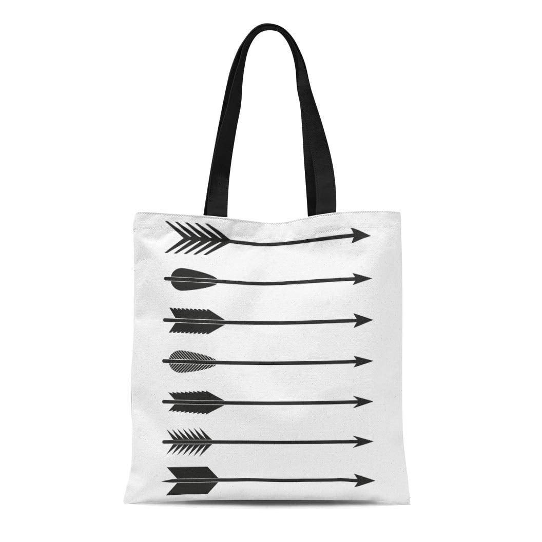 SIDONKU Canvas Tote Bag Archery Arrows Bow Archer Symbol Target ...