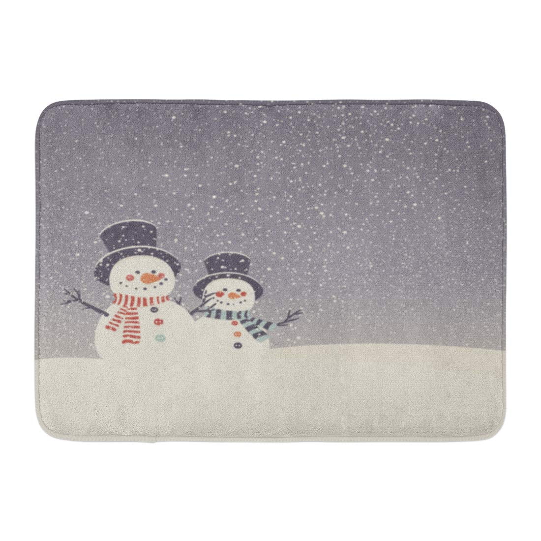 SIDONKU Colorful Snowman Snowmen and Snowfall Christmas Winter ...