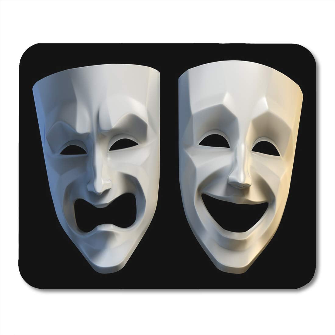 SIDONKU Theatrical Drama Tragicomic Theater Masks Tragedy and Comedy ...