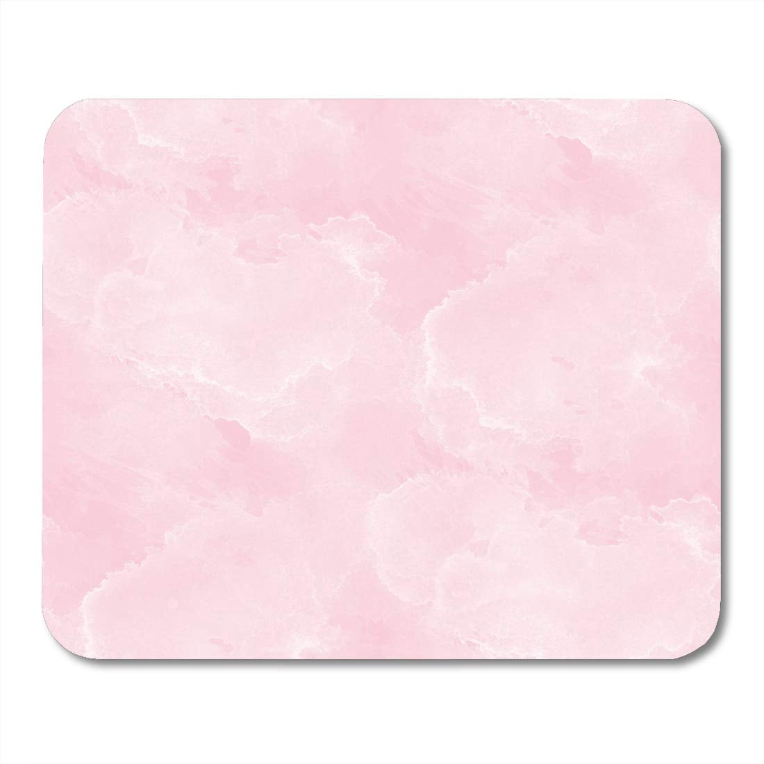 SIDONKU Watercolor Light Pink Marble Pattern Purple Tie Wall Dye Pretty ...