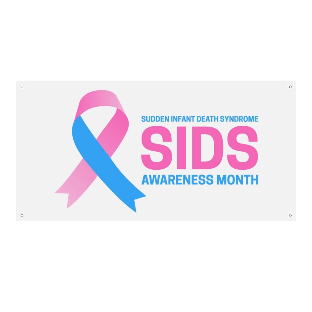 SIDS Awareness Month Banners Flag Hanging Backdrop Sign Wall Decoration ...