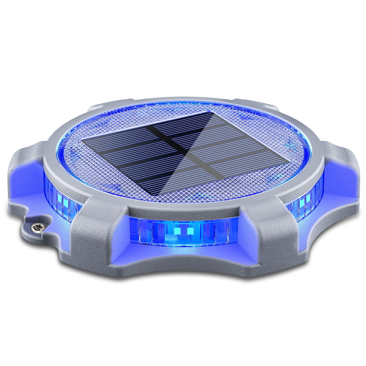 SIEDiNLAR Solar Deck Lights RRF12 Outdoor 2 Modes LED Driveway Markers ...