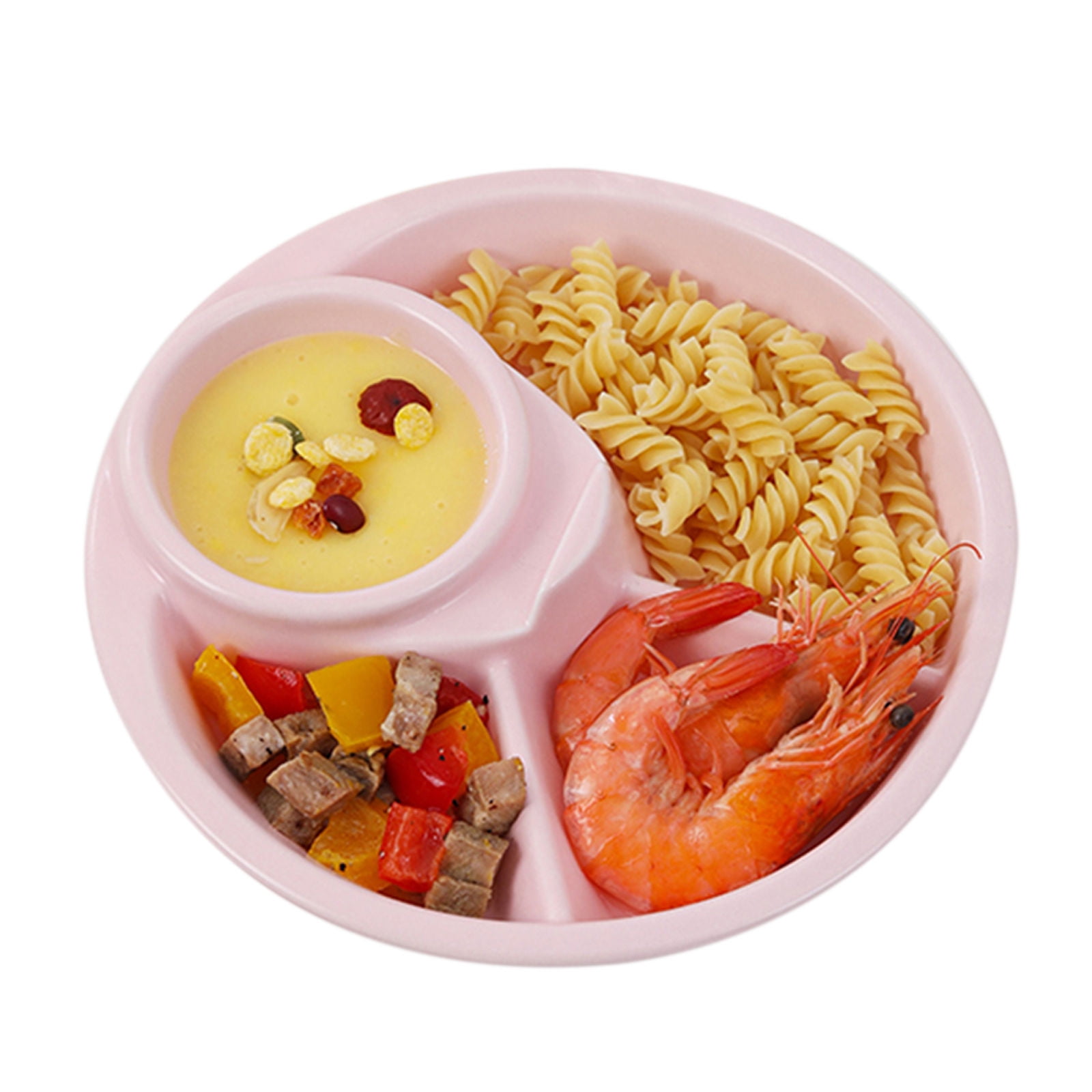 SIELUNO Cartoon Ceramic Divided Dinner Plates,Divided Plate,Bariatric ...