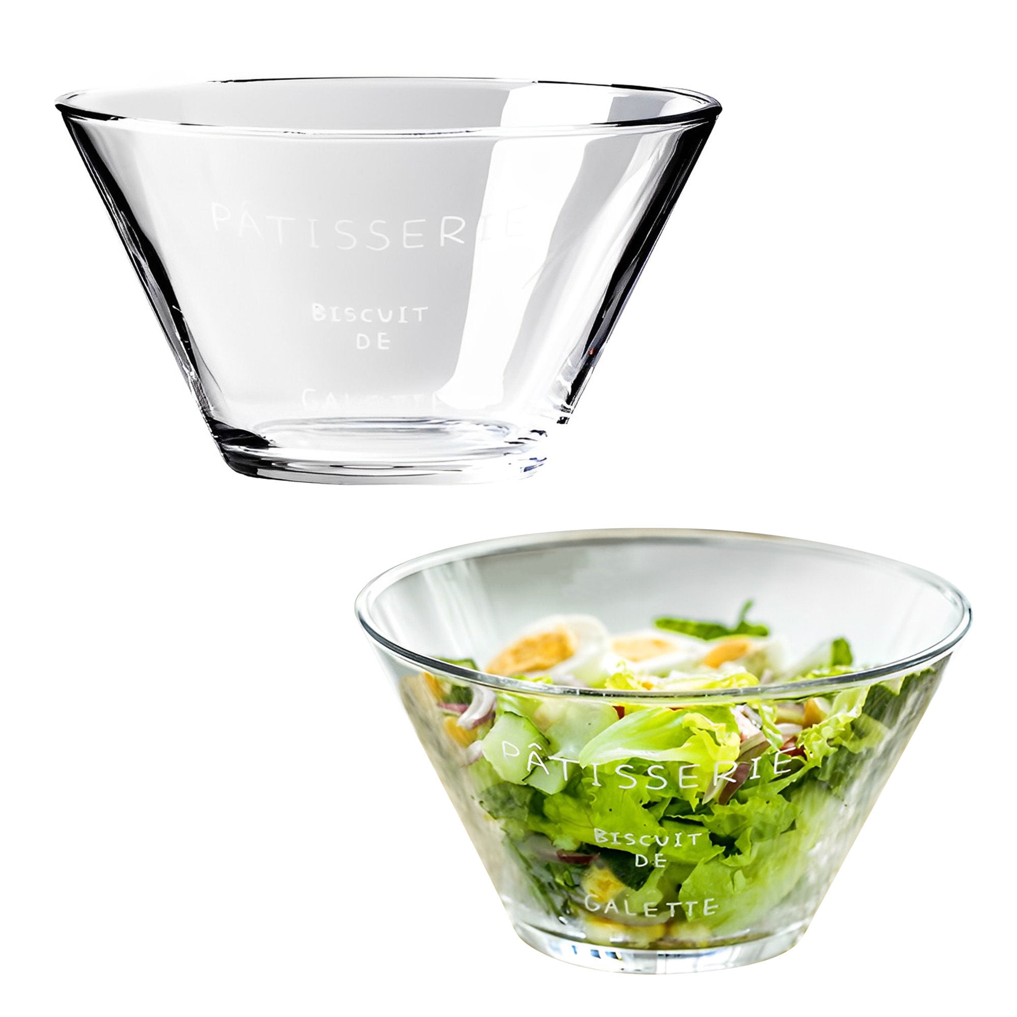 Qeeadeea Glass Cereal Bowls, 6" Miso Soup Bowls, Porcelain Bowl ...