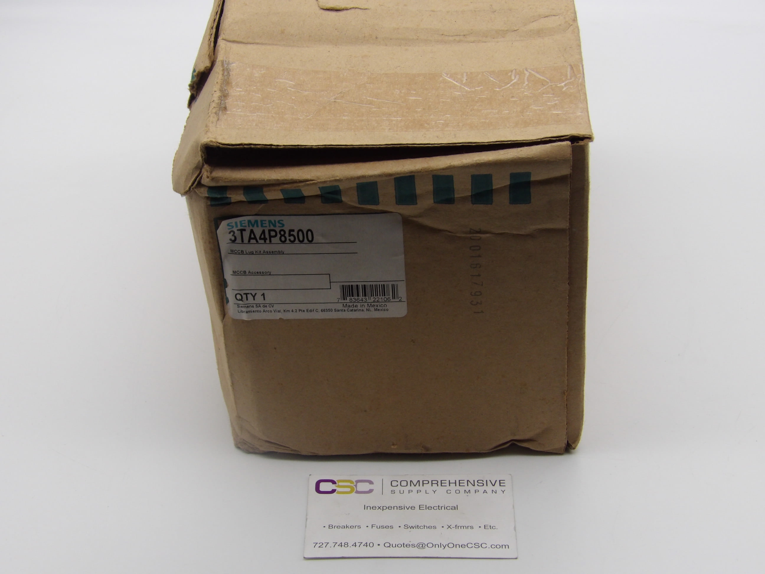 SIEMENS ALUMINUM BODY LUG FOR 3 POLE 600A -1200A AMP CIRCUIT BREAKER ...
