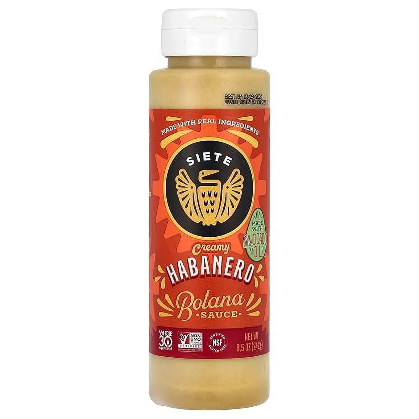 SIETE FAMILY FOODS Habanero Botana Sauce, 8.5 OZ(Packaging May Vary ...
