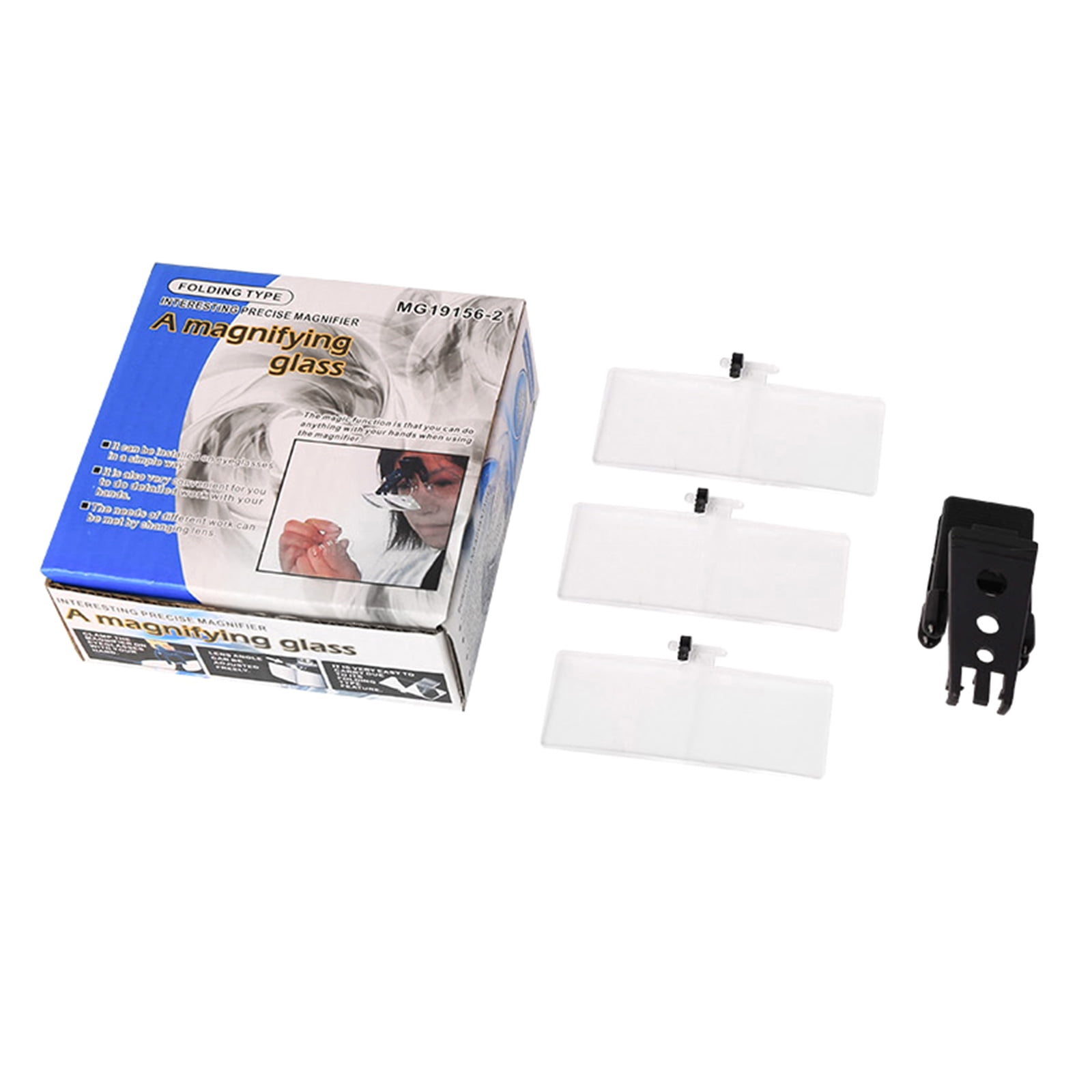 SIEYIO 1.5X 2.5X 3.5X Magnifying Glass Clip Hands Free Magnification ...