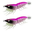SIEYIO 1 Pair Glow Squid Jig with Rings Bead Shrimp Lures Baits Squid ...
