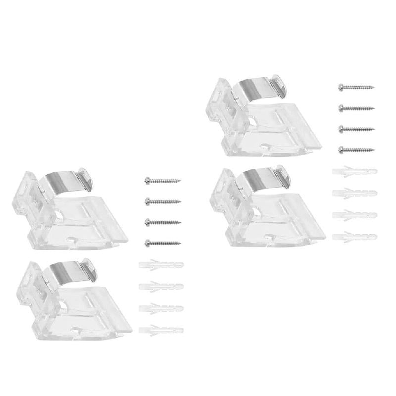 SIEYIO 10/20Pcs Window Cordless Shade Brackets with Metal Clip for 25mm ...