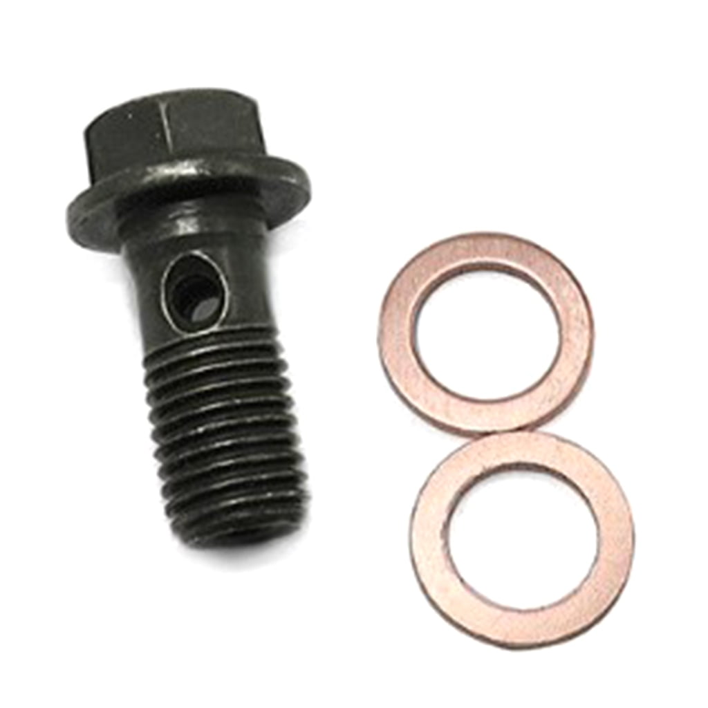 SIEYIO 10 Pcs Motorcycle Banjo Bolts & Washers for Brake Caliper ...