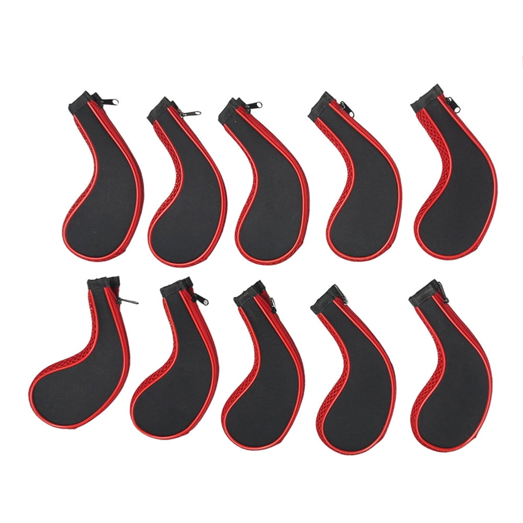 SIEYIO 10Pcs Iron Head Cover Golf Wedges Headcover Golfs Club Cover ...