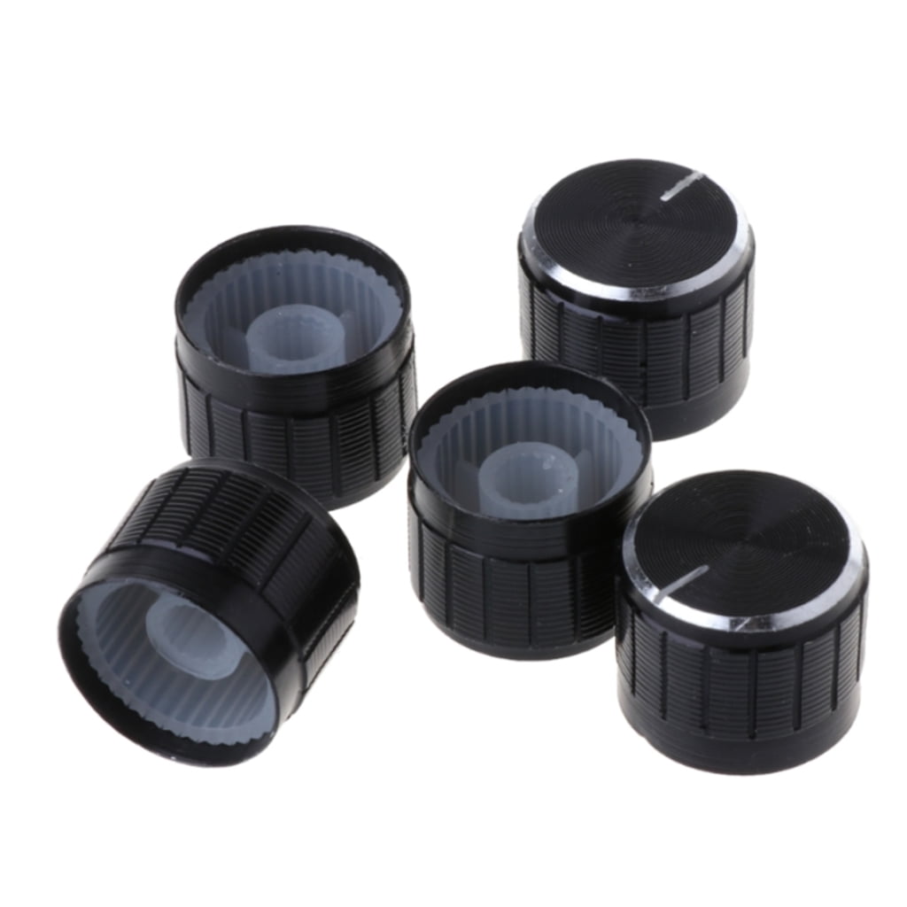 SIEYIO 10Pcs Metal Potentiometer Control Knob 6mm Shaft Hole Volumes ...