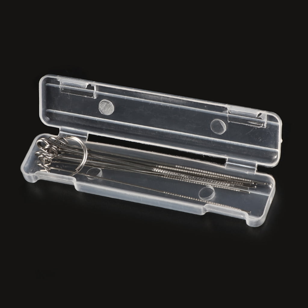 SIEYIO 10pcs 0.6mm-1.3mm Guitar Nut Needle Files Nozzle Jet Gas Welding ...