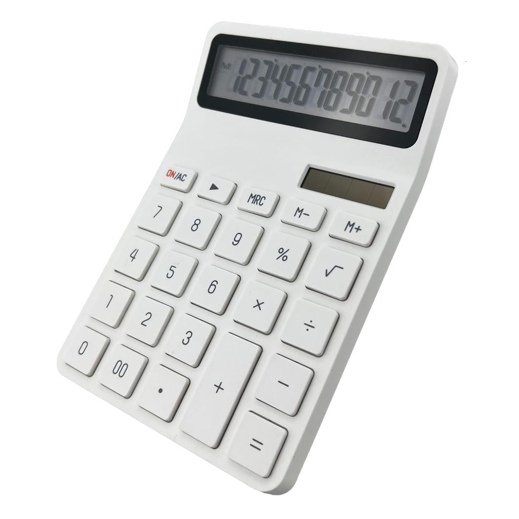 SIEYIO 12 Digit Desktop Calculator Lightweighted with Durability for ...