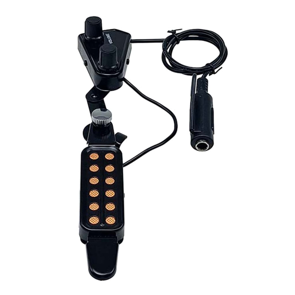 SIEYIO 12 Hole Acoustic Guitar Sound Pickup With Volumes Tone Tuner ...