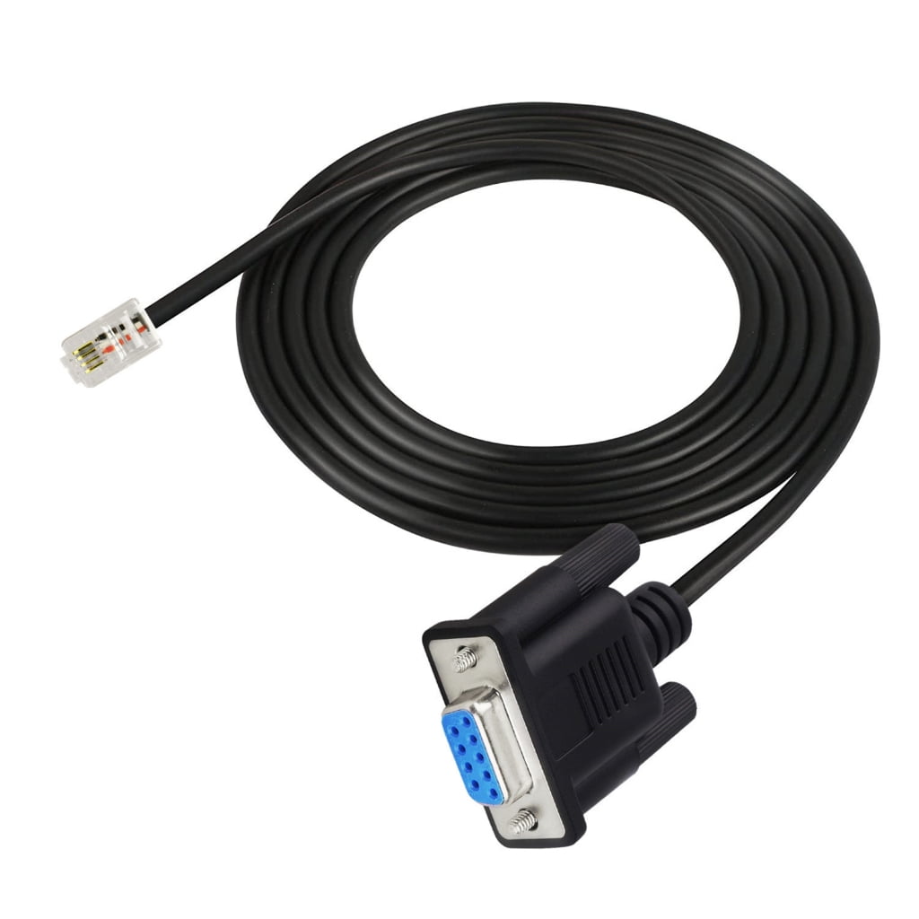 SIEYIO 180CM RS232 DB9 to RJ9 4P4C Serial Console Cable for Networking ...