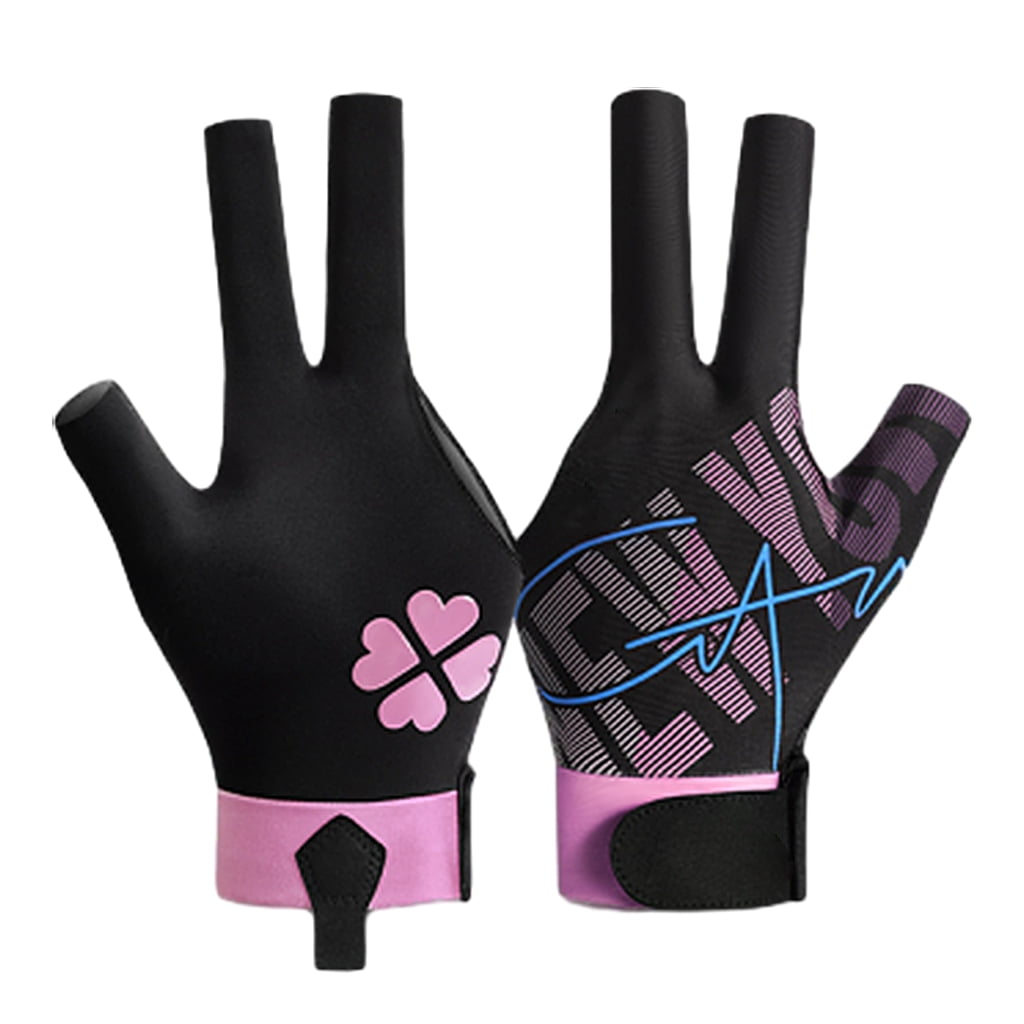 SIEYIO 1Pc Antiskid Billiard Glove 3 Finger Show Glove Billiard ...