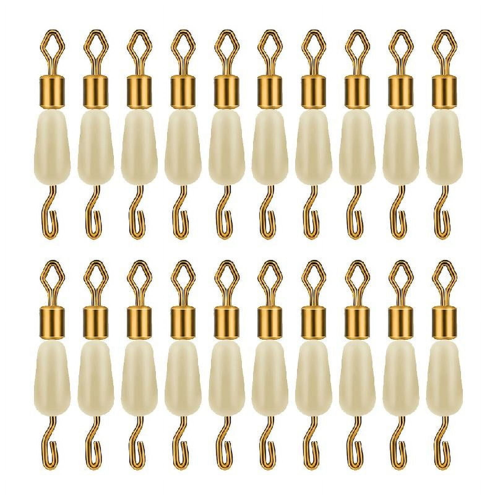 SIEYIO 20/30Pcs Stainless Quick Snaps Speeds Swivels Pass Through Guide ...
