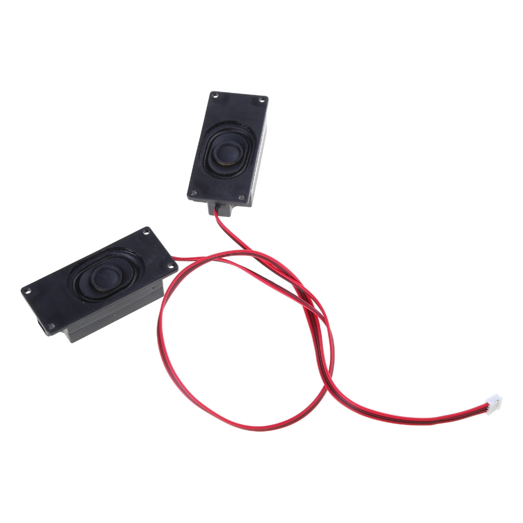 SIEYIO 2Pcs Computer Speaker 3070 Rectangle Loudspeaker Advertising LCD ...