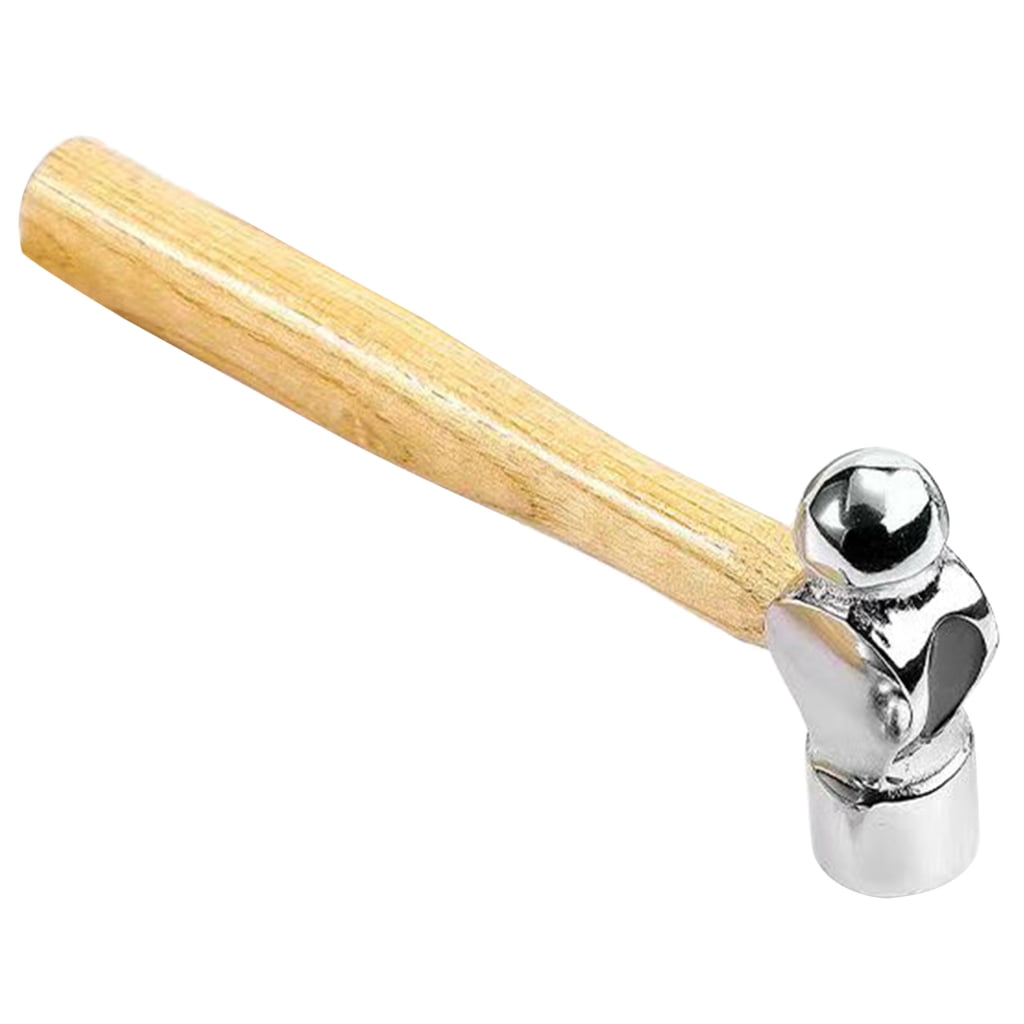 SIEYIO 2Pcs Round Head Hammers Mini Hammer Balls Hammer with Wooden ...