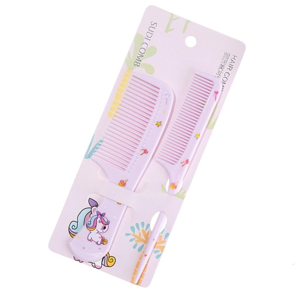 SIEYIO 2pcs Kids Hair Combs Set Cartoon Children Hairdressing Comb with ...