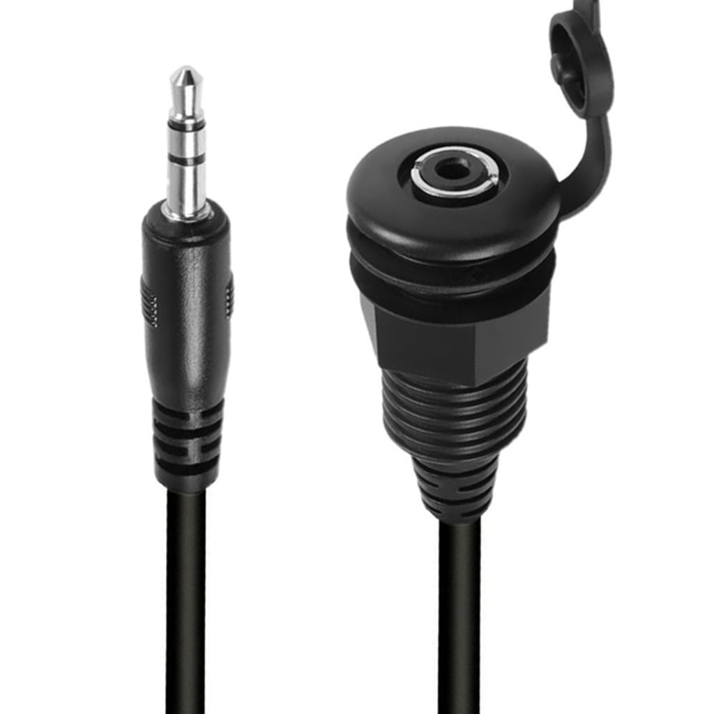 SIEYIO 3.5mm TRS Stereo Panel Mount Cable With Threaded Lock For High ...