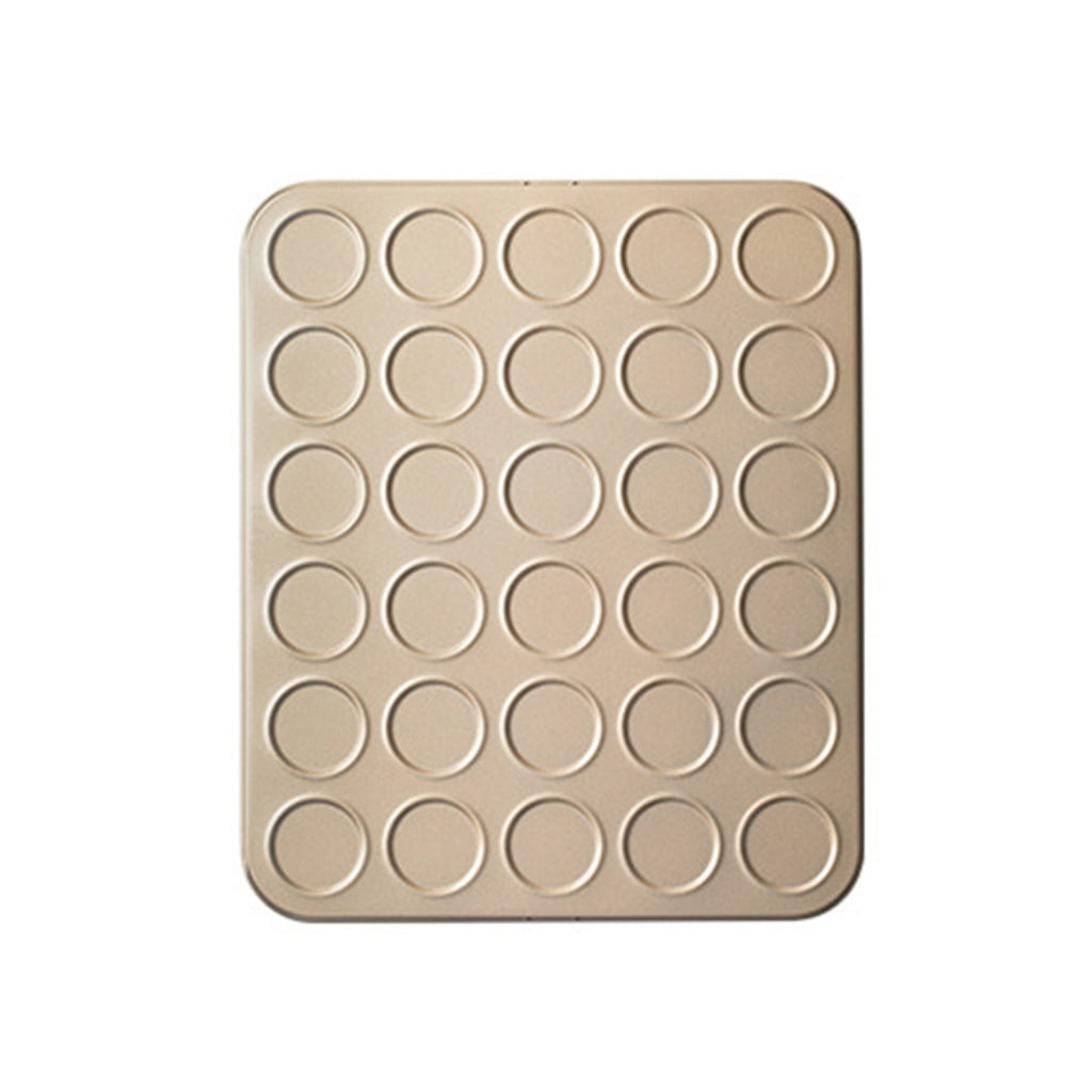 SIEYIO 30 Cavity Nonstick Macaron Baking Tray Stable Baking Pans for ...