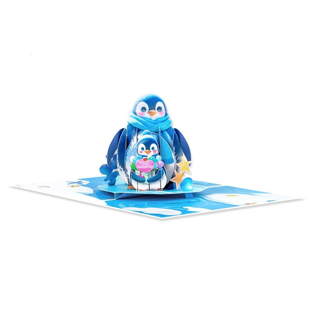 SIEYIO 3D Penguins Popup Card for Birthday,Mother Day,Valentines Day ...