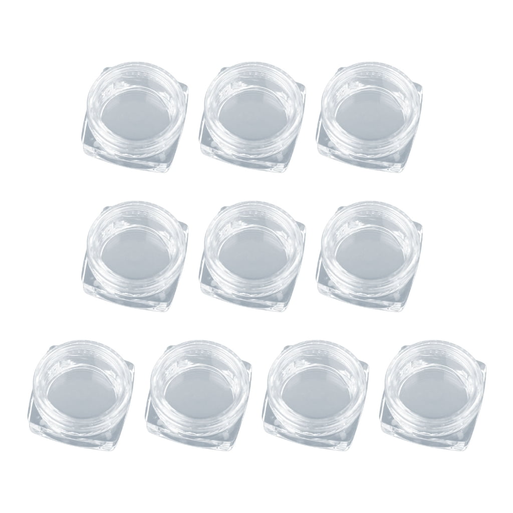 SIEYIO 3g Empty Makeup Jar Pots Refillable Sample Bottle Plastic ...