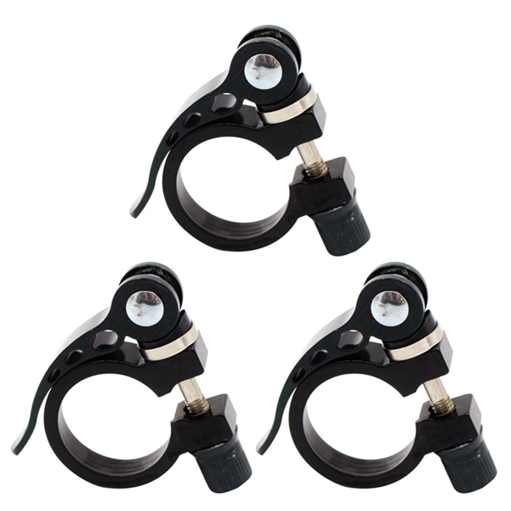 SIEYIO 3pack High Strength Bike Seats Tube Clamps Quickly Release Bike ...
