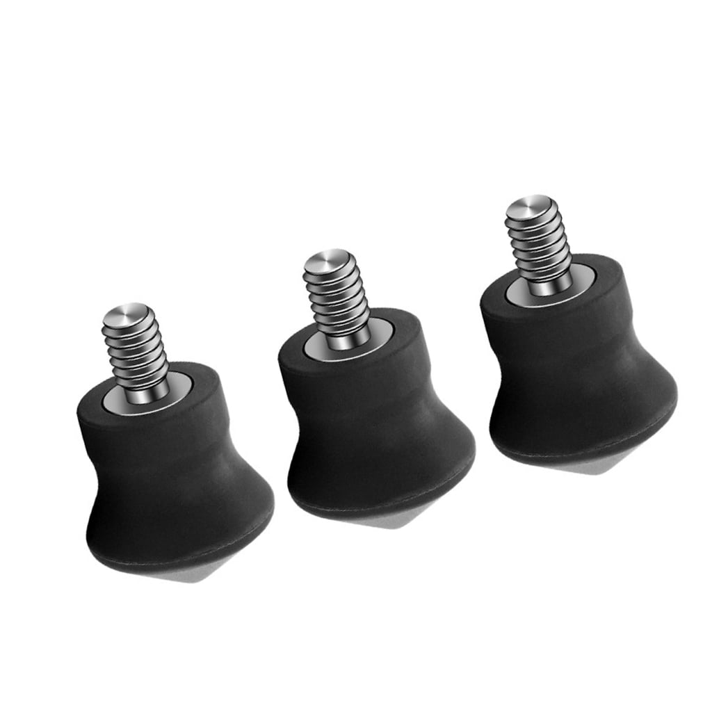 SIEYIO 3pcs 1/4 Stainless Steel and Rubber Feet for Tripod Stability on ...