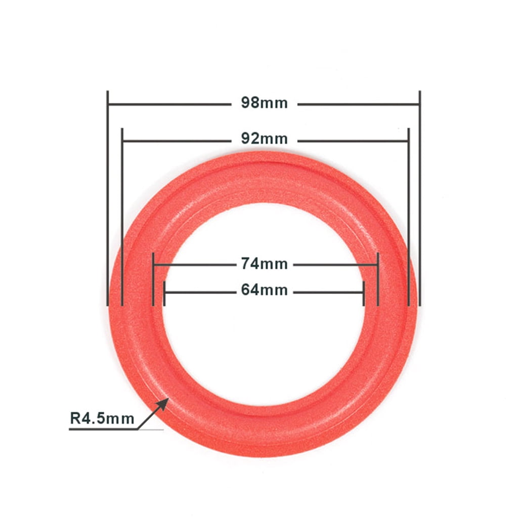 SIEYIO 4/5/6.5/8/10/12inch Speaker Foam Surround Subwoofer Woofer ...