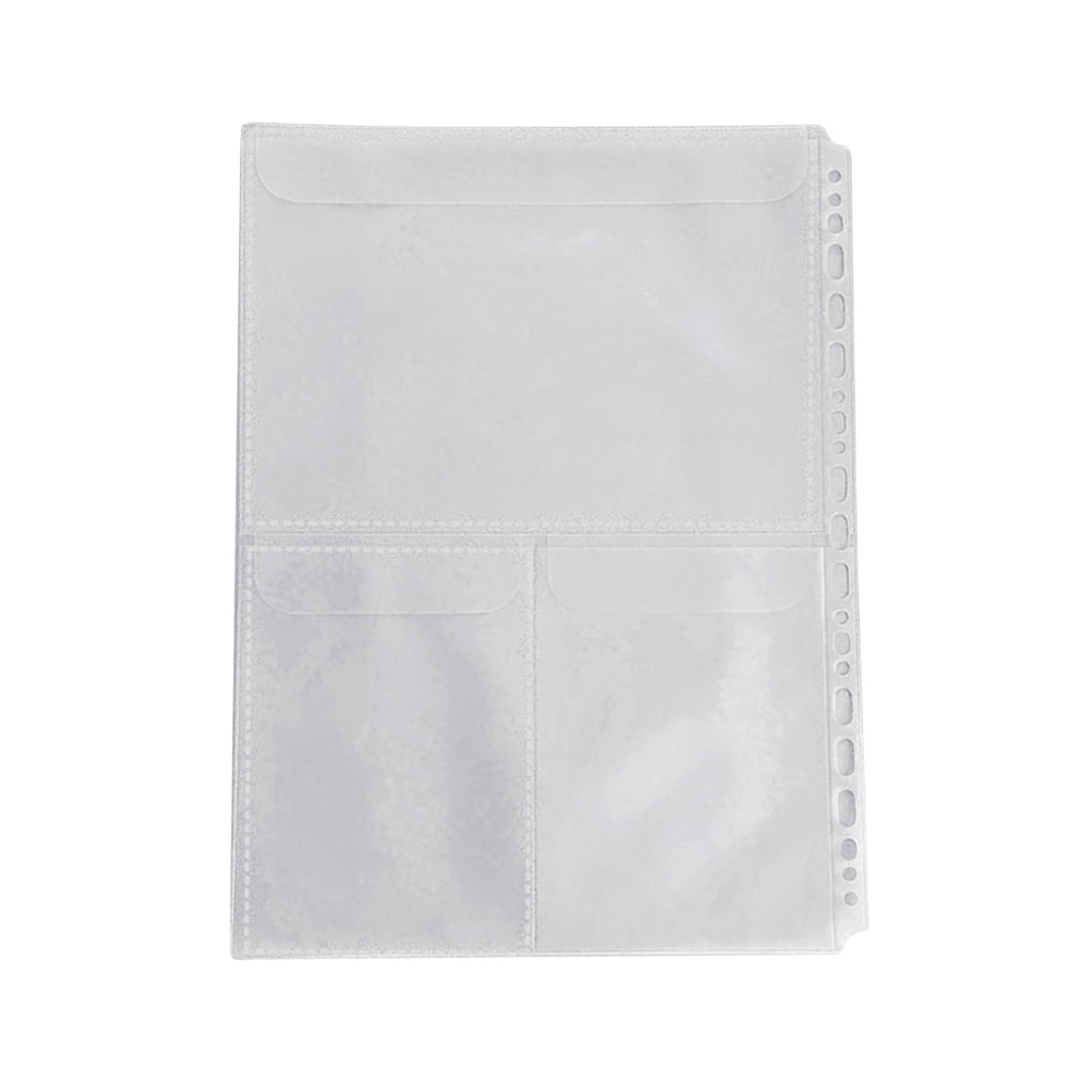 SIEYIO 4 Rings Binder Folder Expandable Document Binder Folder Clear ...