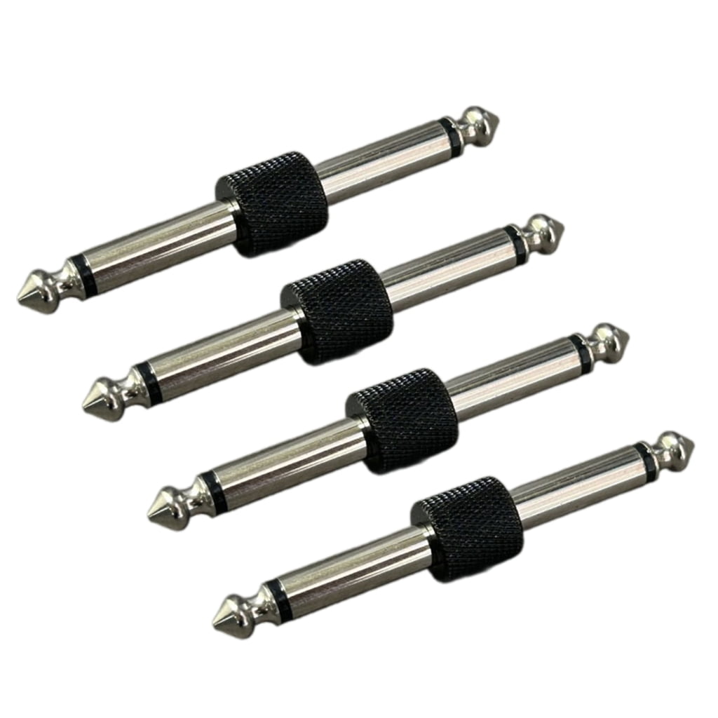 SIEYIO 4Pcs Guitar Effect Pedal Couplers Male to Male Offsets Plugs ...